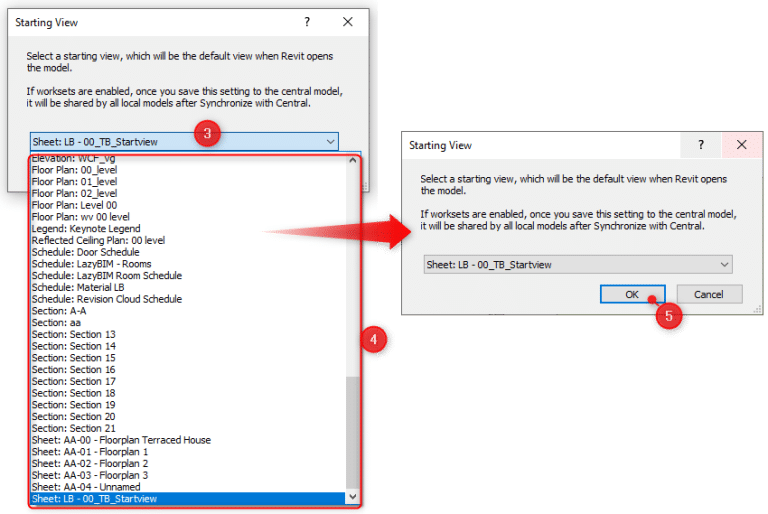 Revit Starting View - How to Set Up - LazyBim